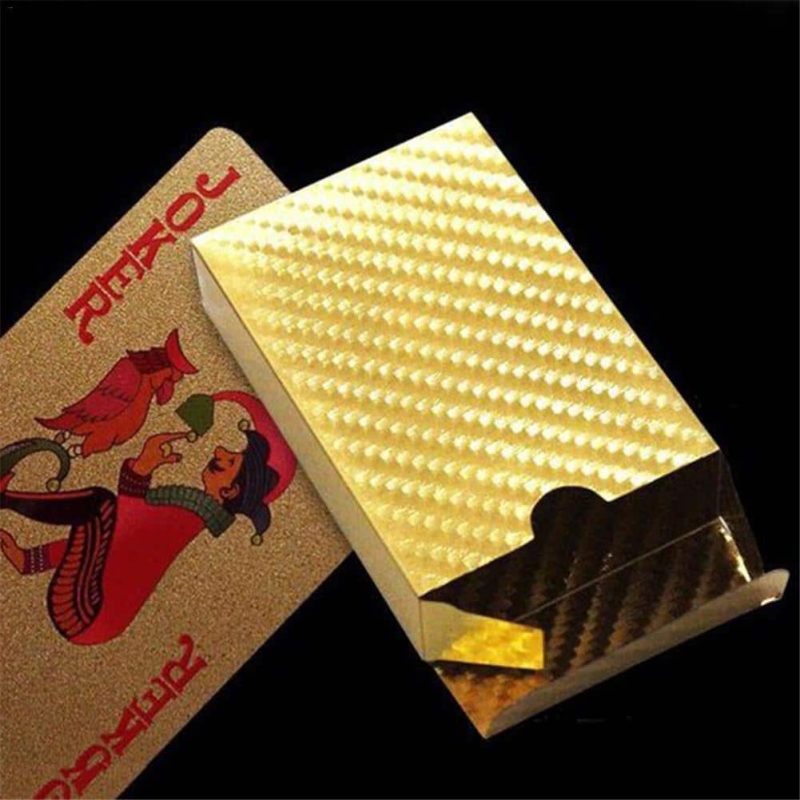 Luxury 24K Gold Foil Poker Playing Cards - Low Prices - Molooco Shop