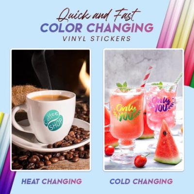 Temperature Sensing Color Changing Vinyl Sticker - Best 2022 - MOLOOCO