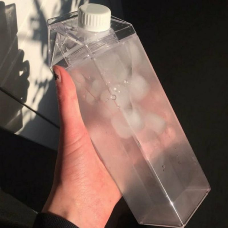 Clear Plastic Milk Carton Water Bottle - Best 2022 - MOLOOCO