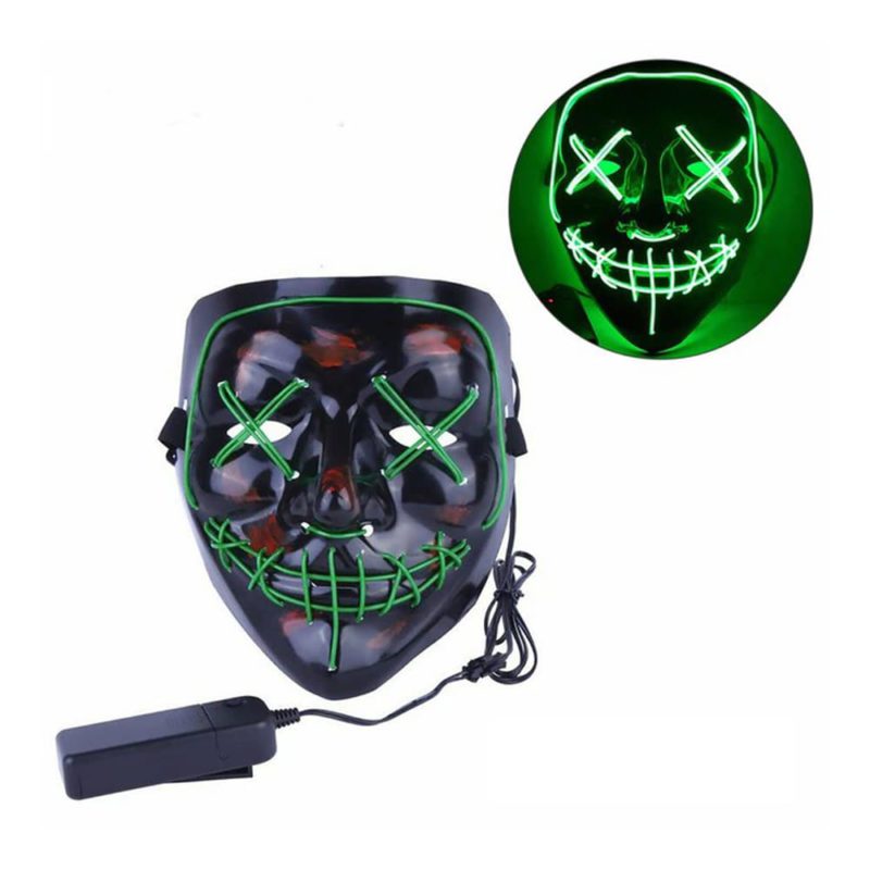 Spooktasticly Flashy LED Anonymous Mask - Best 2022 - MOLOOCO
