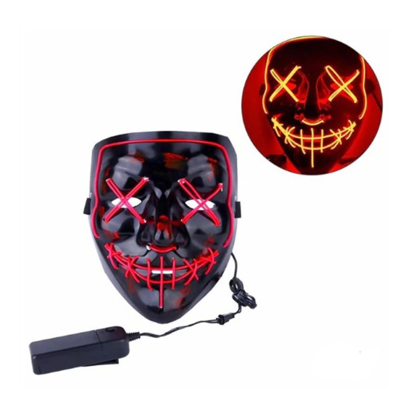 Spooktasticly Flashy LED Anonymous Mask - Best 2022 - MOLOOCO