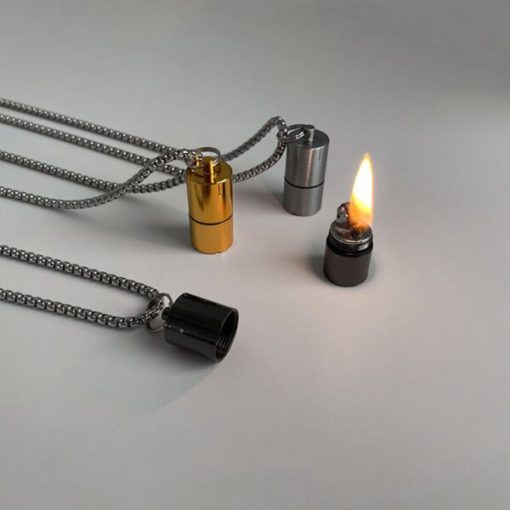 Titanium Mini Lighter Necklace - Buy Today Get 55% Discount