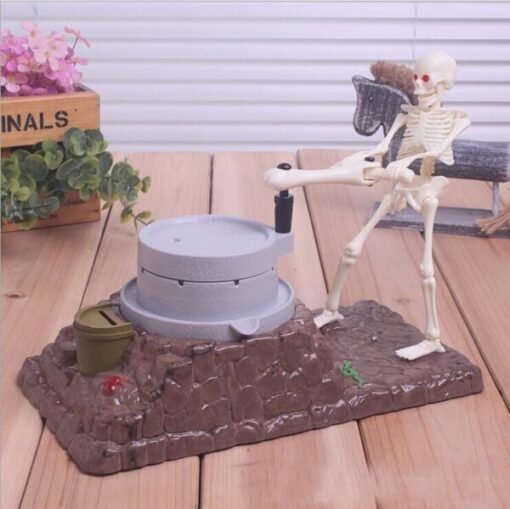 Grinding Scary Skeleton Coin Box - Buy Today Get 55% Discount - MOLOOCO