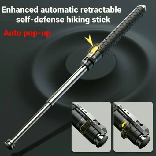 Enhanced Automatic Retractable Self Defense Hiking Stick - Buy Today ...