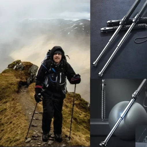Enhanced Automatic Retractable Self Defense Hiking Stick - Buy Today ...