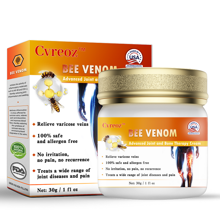 Cvreoz™ Крем за лечение на стави и разширени вени с пчелна отрова ...